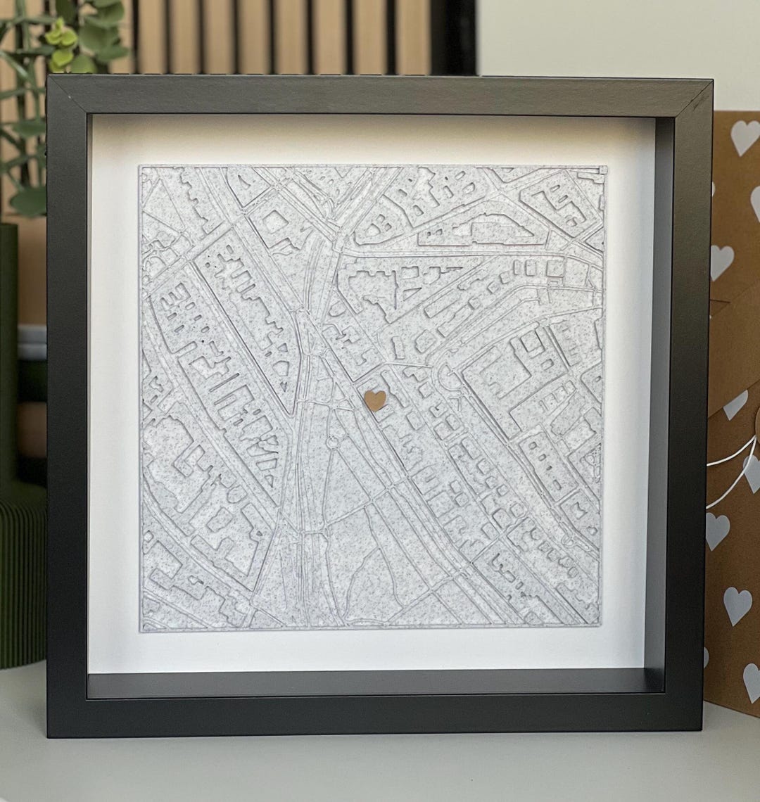 Personalized 3D Map of Your Home Custom 3D City Map Art Personalized ...