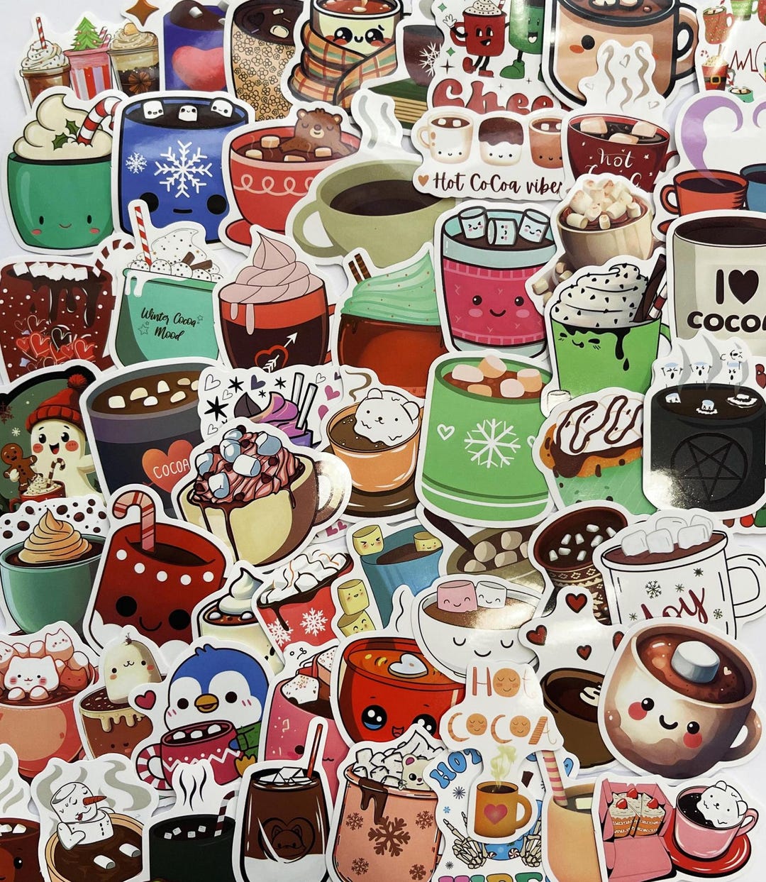 Hot Cocoa Stickers,vinyl Stickers,10-50 Pcs Random Pack, FREE Shipping ...