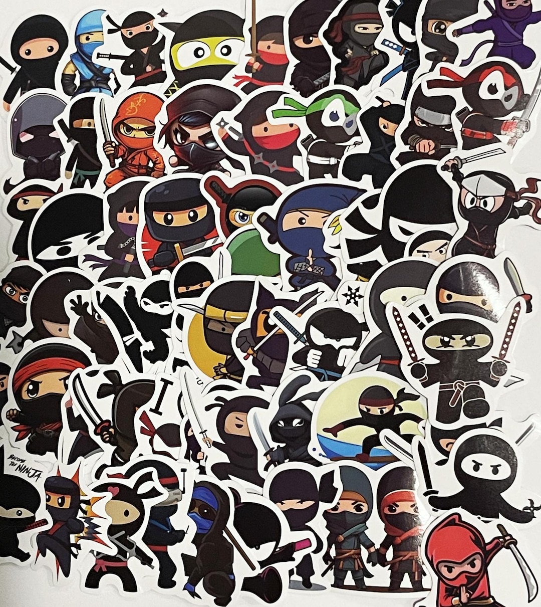 Ninja Stickers,vinyl Stickers,10-50 Pcs Random Pack, FREE Shipping ...