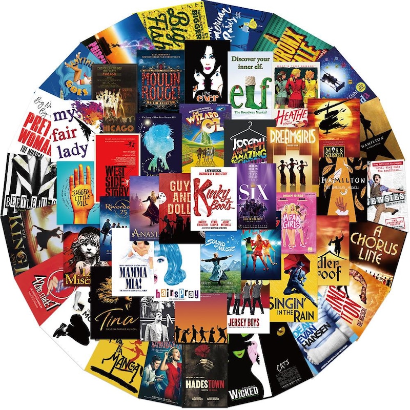 Broadway Sticker Book - Etsy