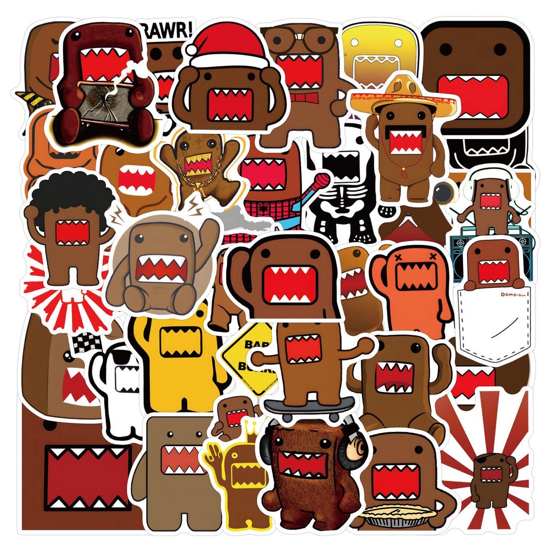 Domo Stickers,vinyl Stickers,10-50 Pcs Random Pack,free Shipping ...