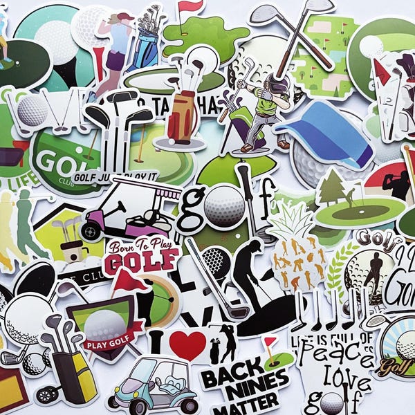 Wall Decal Golf - Etsy