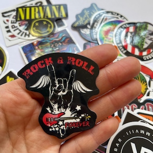 Rock Stickers, Vinyl Stickers,10-50 Pcs Random Pack, FREE Shipping ...