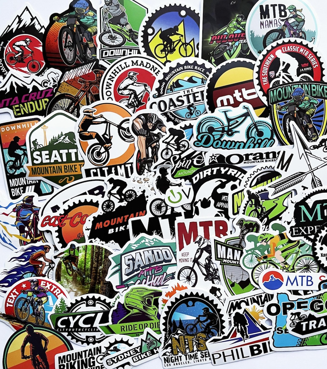 Mountain Bike Stickers,vinyl Stickers,10-50 Pcs Random Pack, FREE ...