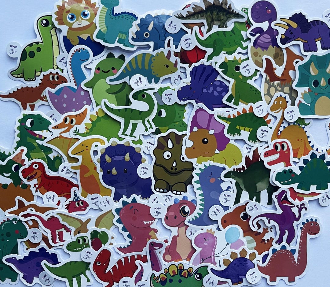 Dinosaur Stickers,vinyl Stickers,10-50 Pcs Random Pack, FREE Shipping ...
