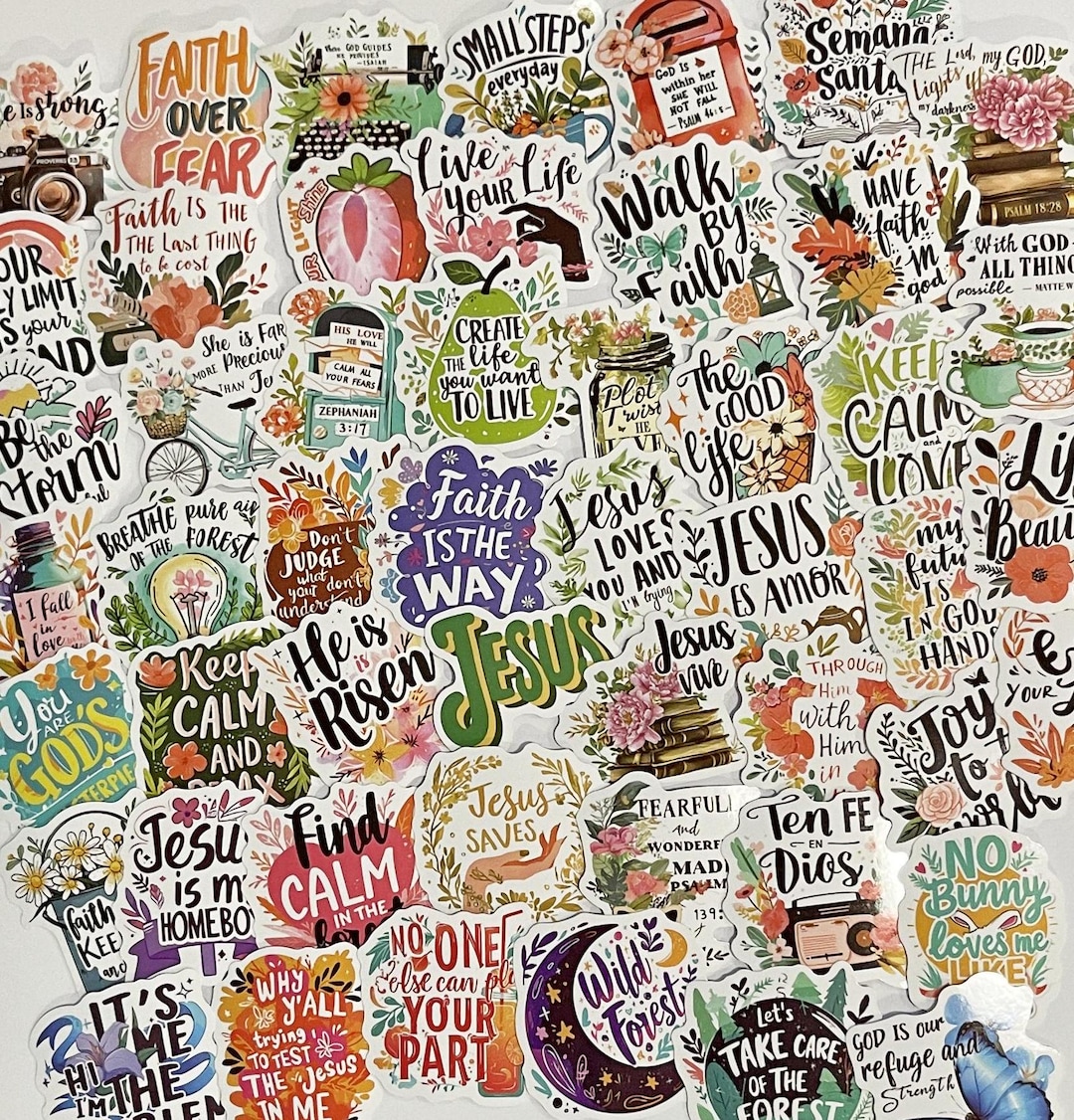 JESUS Stickers,vinyl Stickers,10-50 Pcs Random Pack, FREE Shipping ...