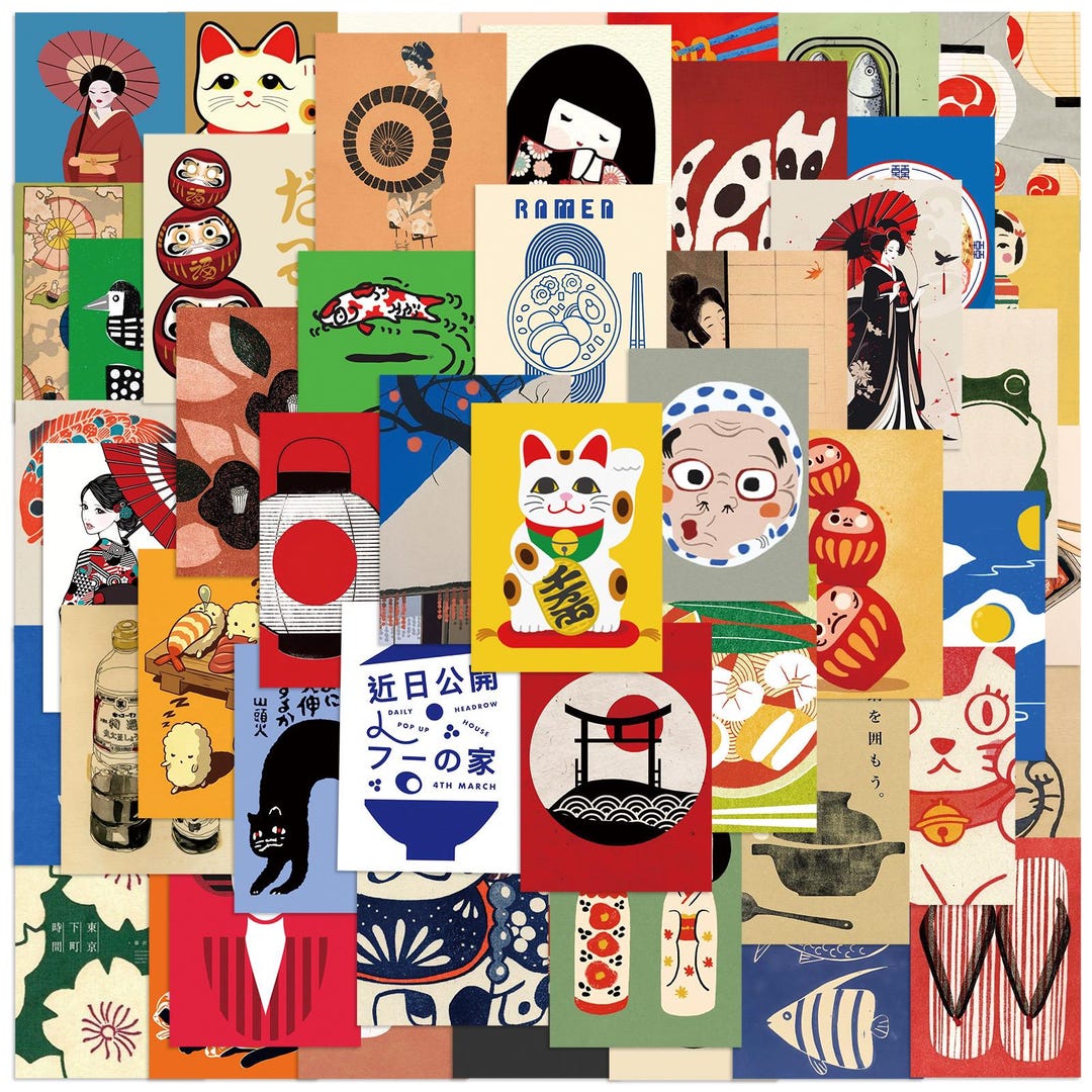 Kawaii Culture Stickers,vinyl Stickers,10-50 Pcs Random Pack,free ...