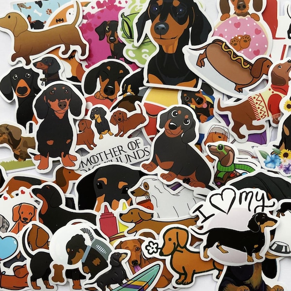 Dachshund Sticker - Etsy