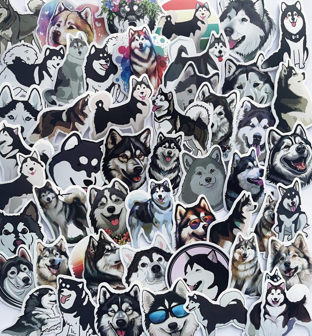 Husky Stickers,vinyl Stickers,10-50 Pcs Random Pack, FREE Shipping ...