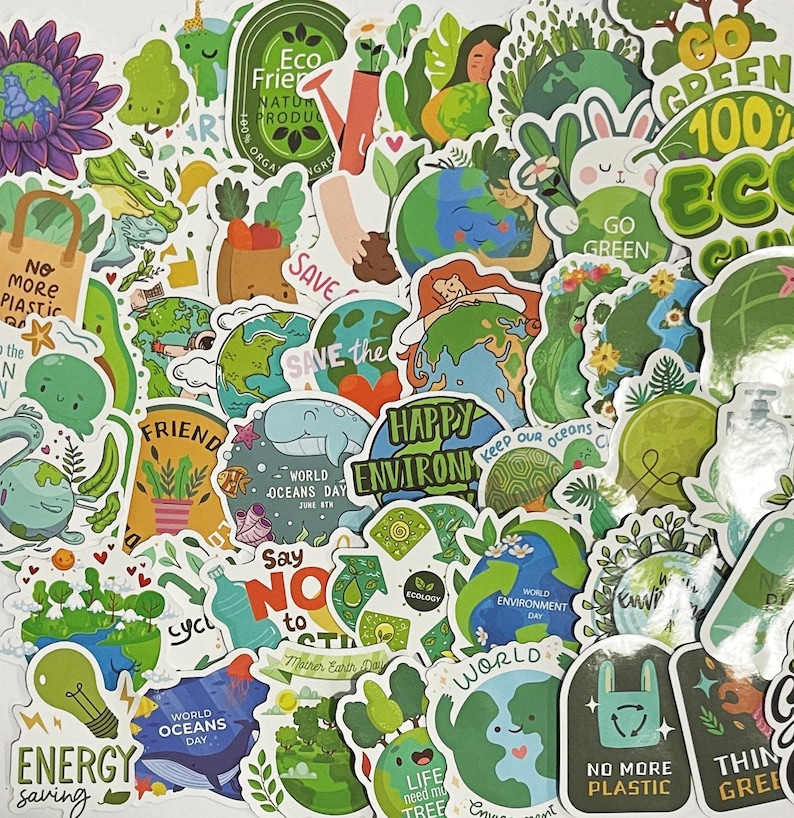 Environmental Protection Stickers,vinyl Stickers,10-50 Pcs Random Pack ...