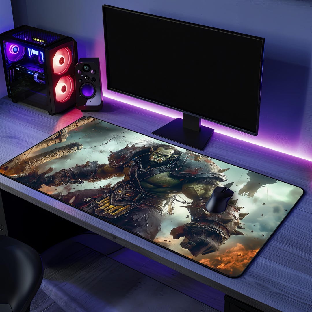 Blackhand Warcraft Gaming Mouse Pad | Gamer Decor & Office Accessories ...