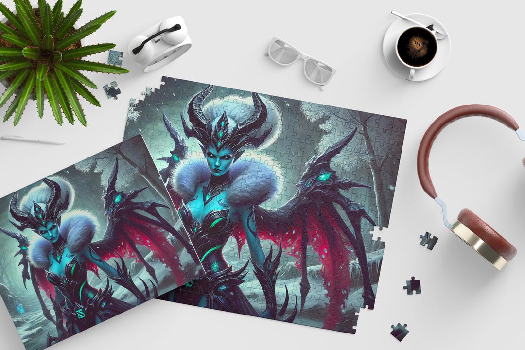 Queen of Pain DOTA 2 Puzzle - Enchanting 110, 252, 520, 1014-piece ...