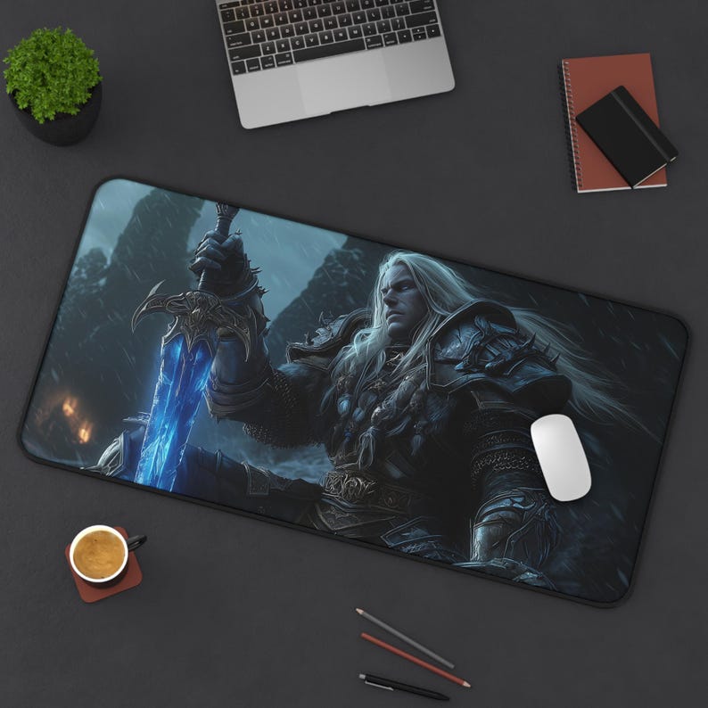 ARTHAS Resting Mouse Pad | Gaming WOW Desk Pad | Warcraft Universe ...