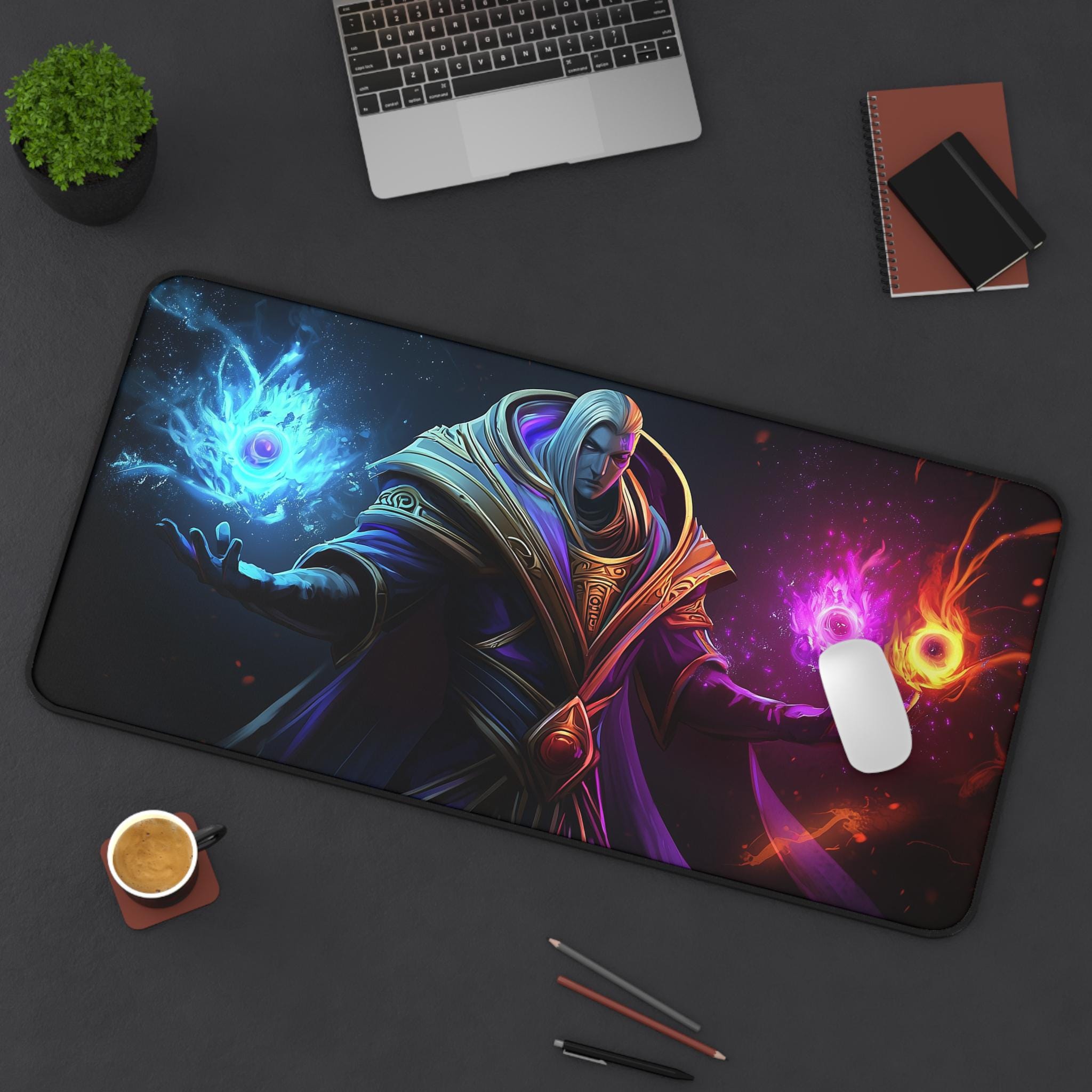 Invoker DOTA 2 Desk Mat | Gaming Mouse Pad & Office Decor | Magical ...