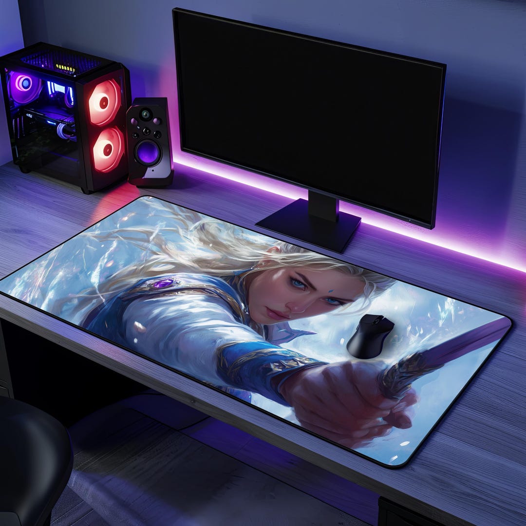 WOW Gaming Desk Mat | Jaina Proudmoore Mouse Pad, Gamer Accessory ...