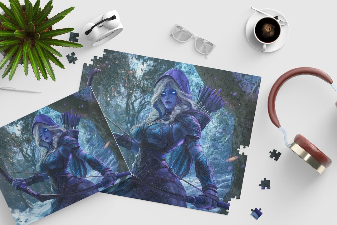 Drow Ranger DOTA 2 Puzzle - Unique Home Decor, 110-1014 Piece Options ...
