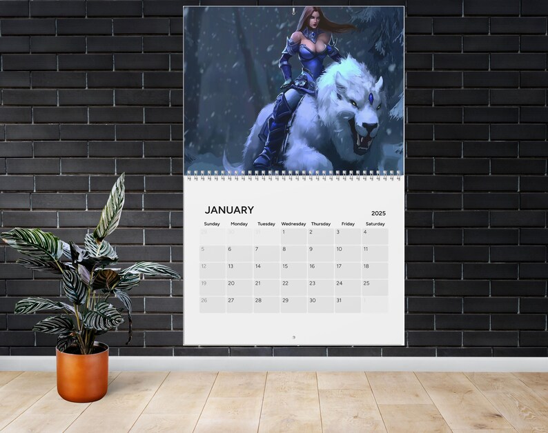 DOTA 2 Calendar 2025 | Gaming Wall Calendar and DOTA Artwork | Gift for ...