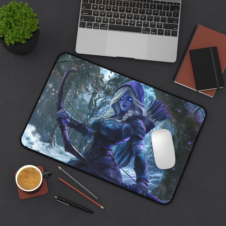 Drow Ranger DOTA 2 Gaming Mouse Pad | Ideal Desk Accessory & Gift for ...