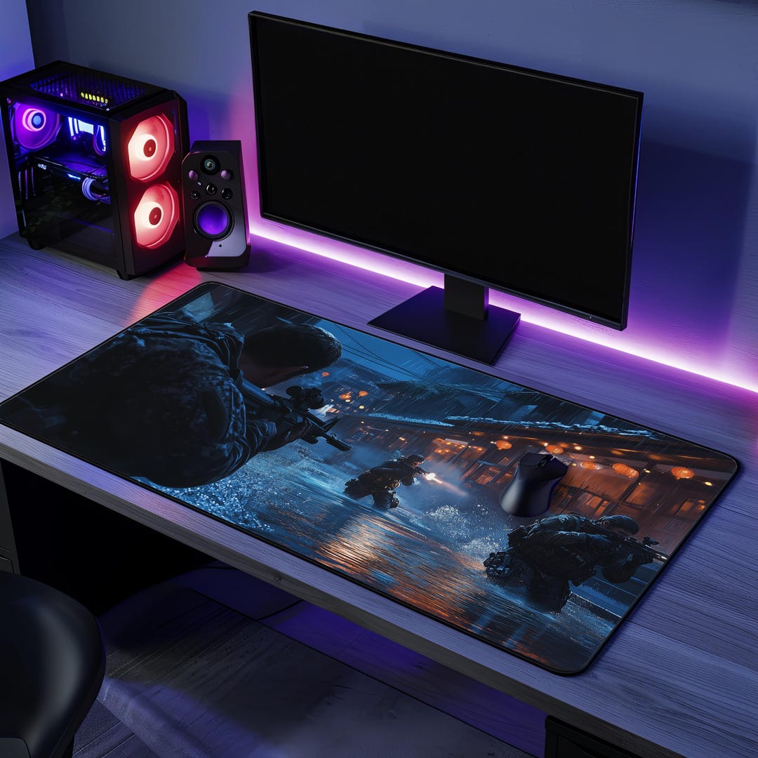 Gaming Desk Mat - COD Warzone Design, Perfect for Gamers, Unique Gift ...
