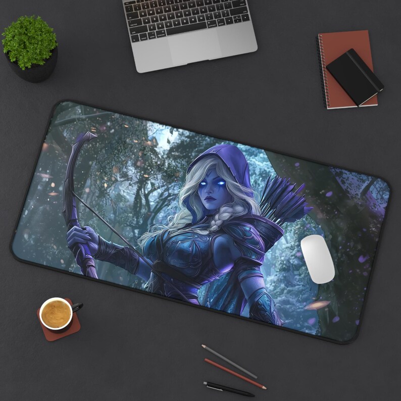 Drow Ranger DOTA 2 Gaming Mouse Pad | Ideal Desk Accessory & Gift for ...