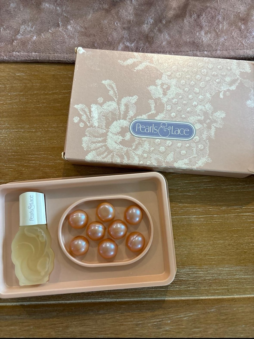 Vintage Avon Pearls and Lace Perfume Set With Bath Cubes - Etsy