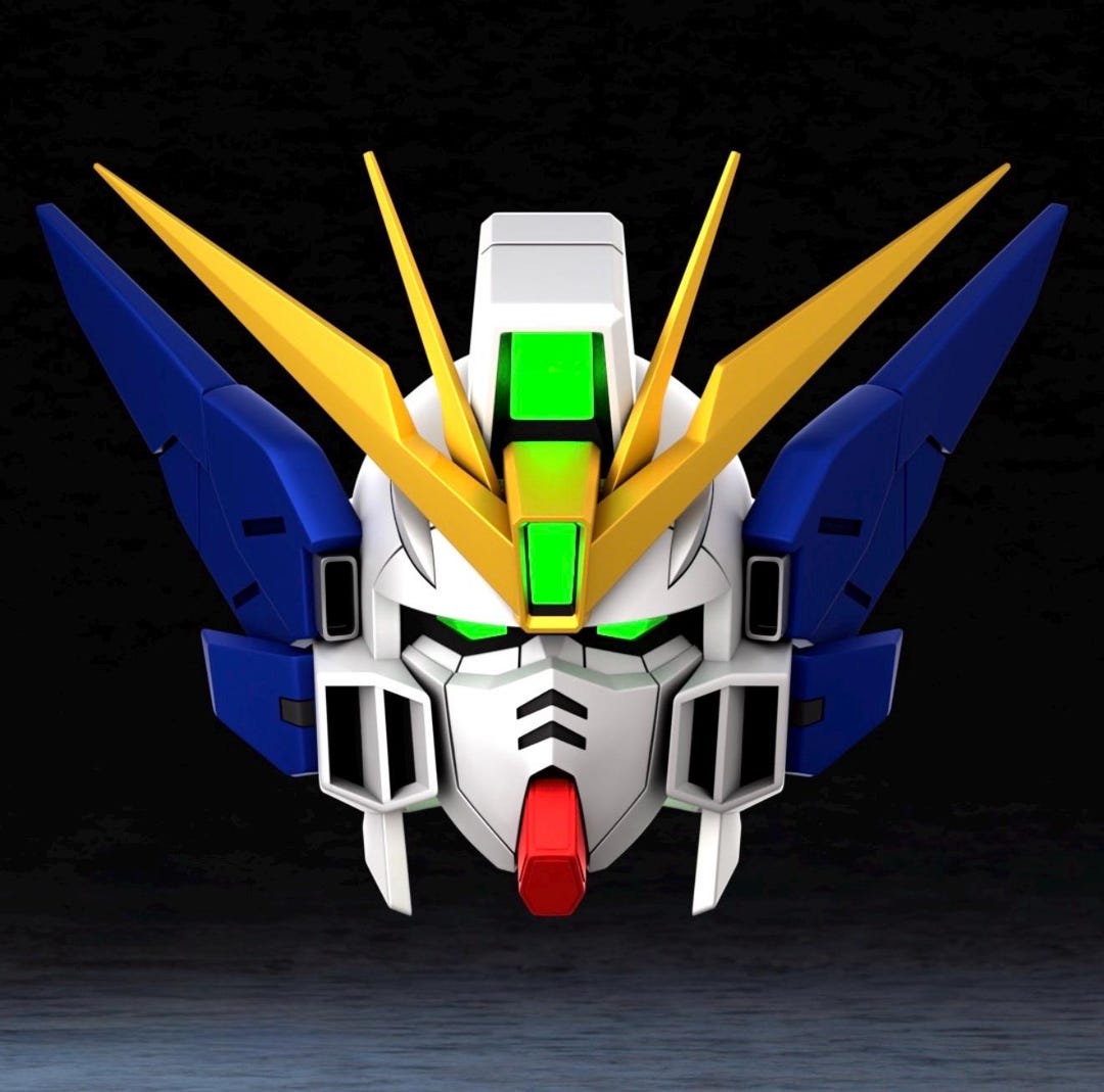 Gundam Wing Mech EW Helmet - 3D Printed - Etsy