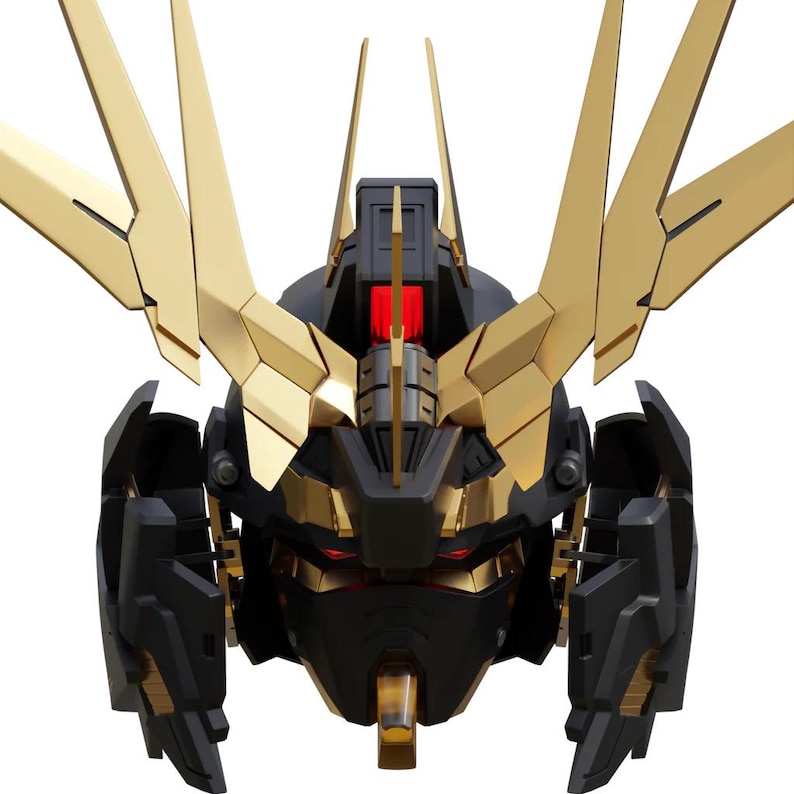 Transforming Gundam Banshee Helmet - 3D Printed - Etsy