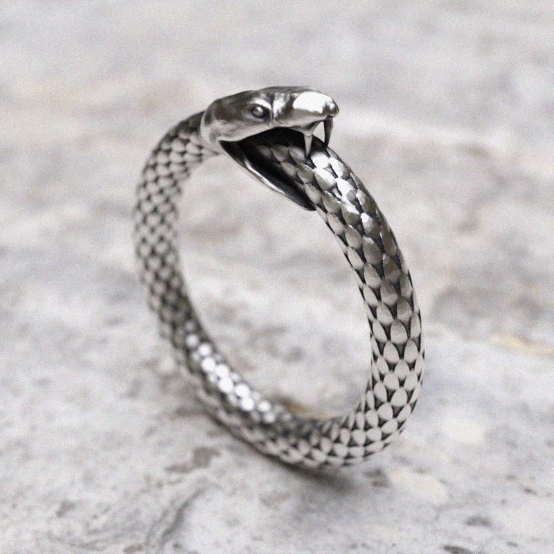 Ouroboros Ring - Etsy