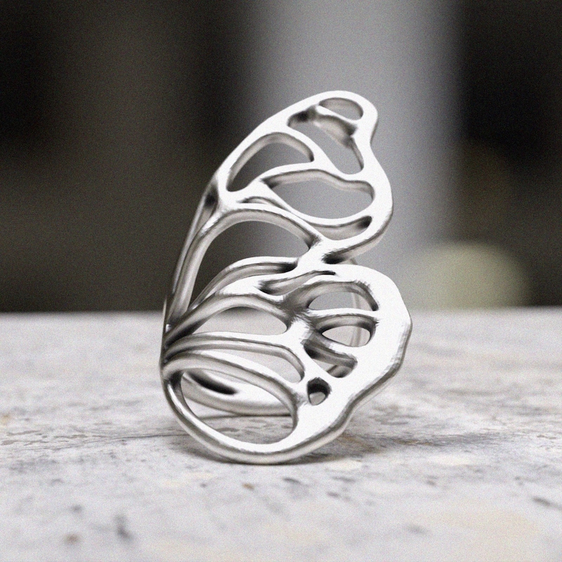 Butterfly Wing Ring - Etsy