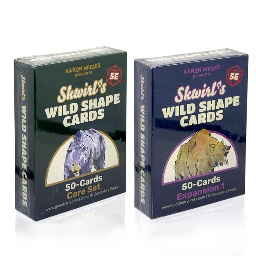 Skwirl's Wild Shape Cards–core + Expansion - Etsy