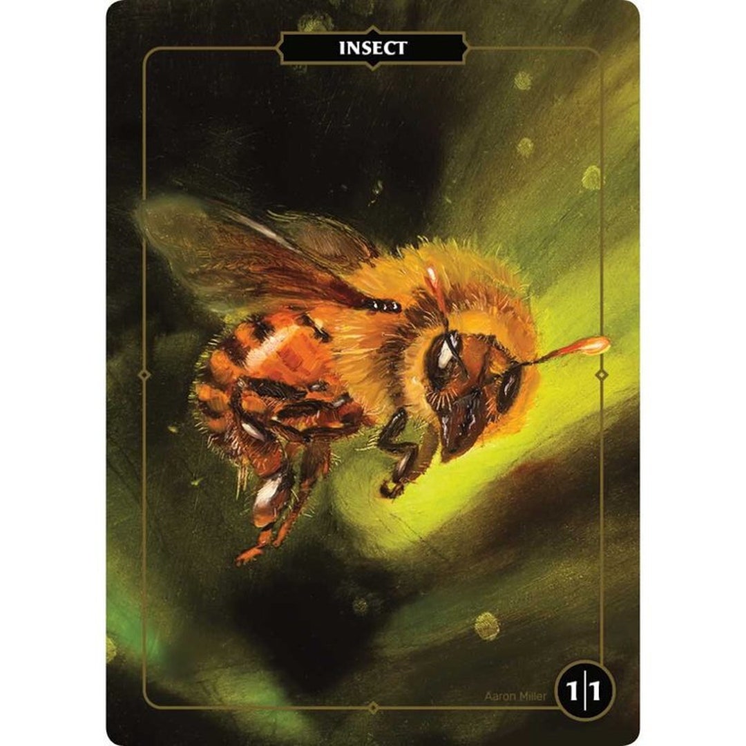 Insect 1/1 - Bee Token (4x) - Etsy