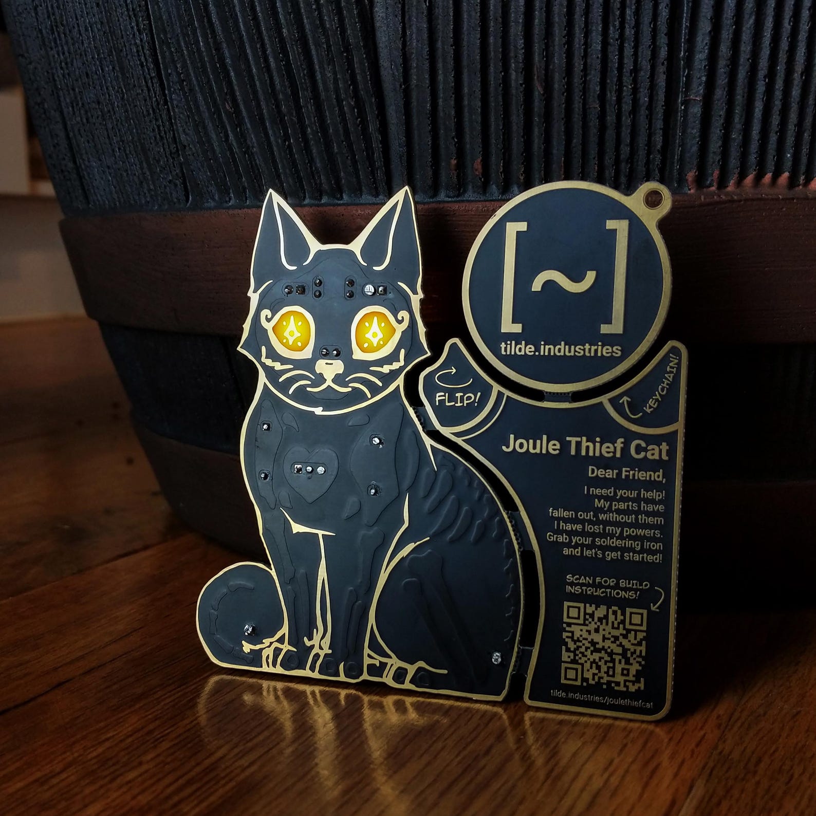 Joule Thief Cat - Soldering Kit for Beginner - Etsy