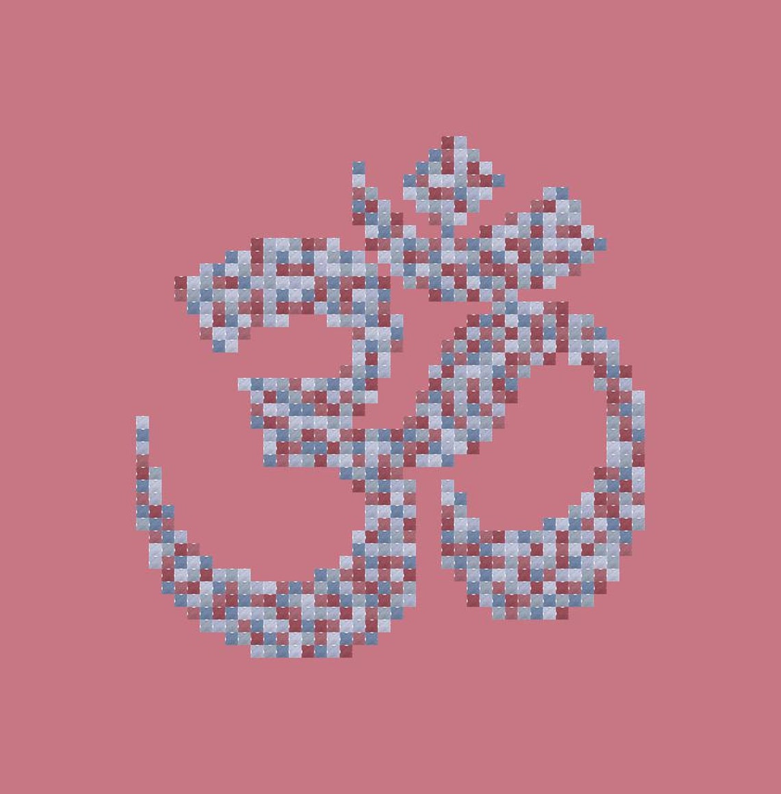 Om Symbol Cross Stitch Pattern PDF Digital Download - Etsy