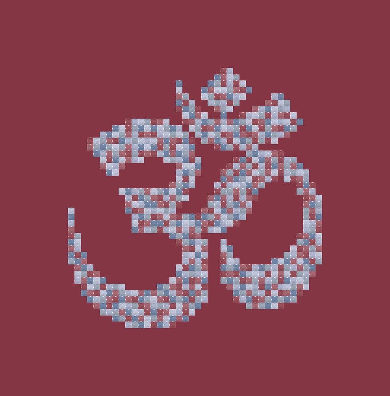 Om Symbol Cross Stitch Pattern PDF Digital Download - Etsy