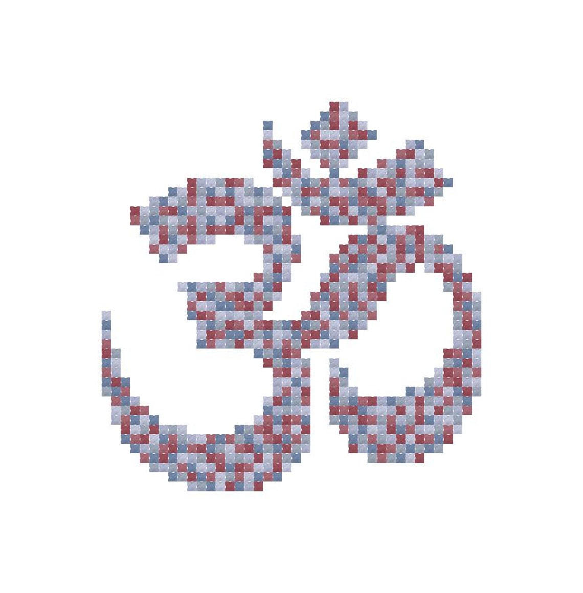 Om Symbol Cross Stitch Pattern PDF Digital Download - Etsy