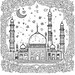 Eid Theme Colouring Sheet - Etsy