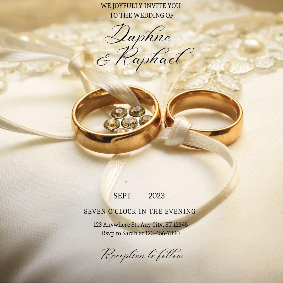 Wedding Invitation - Etsy