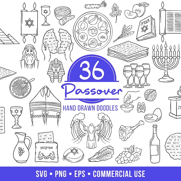 Passover Seder Plate Clipart - Etsy