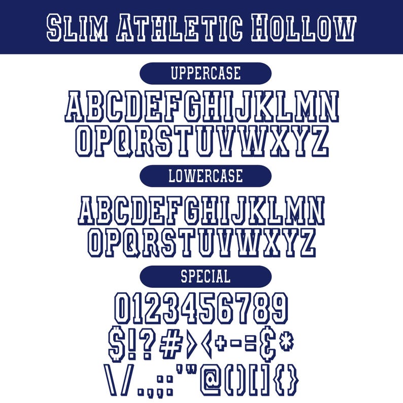 Varsity Font Bundle | Sports Jersey Font TTF OTF for Cricut Canva ...
