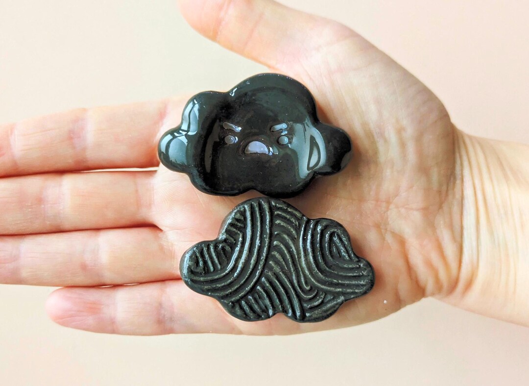 Storm Cloud Comfort Pebble: Anxiety Relief Worry Stone, Soothing ...