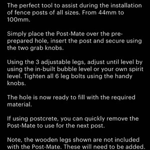 Post-mate - Take the Pain Out of Installing Fence Posts - A Perfect ...