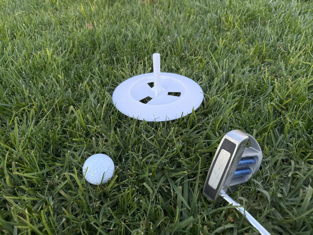 Shallow Golf Putting Cup With Short Pin - Etsy