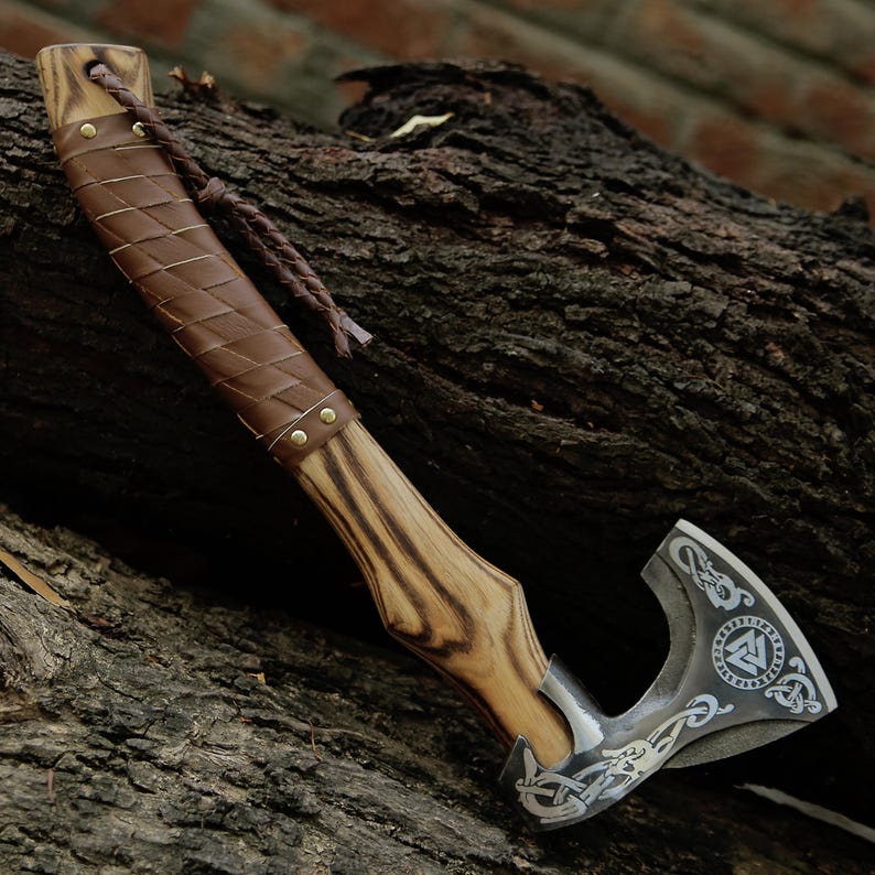 Custom Handmade Carbon Steel Axe | Personalized Christmas Gift, Unique ...