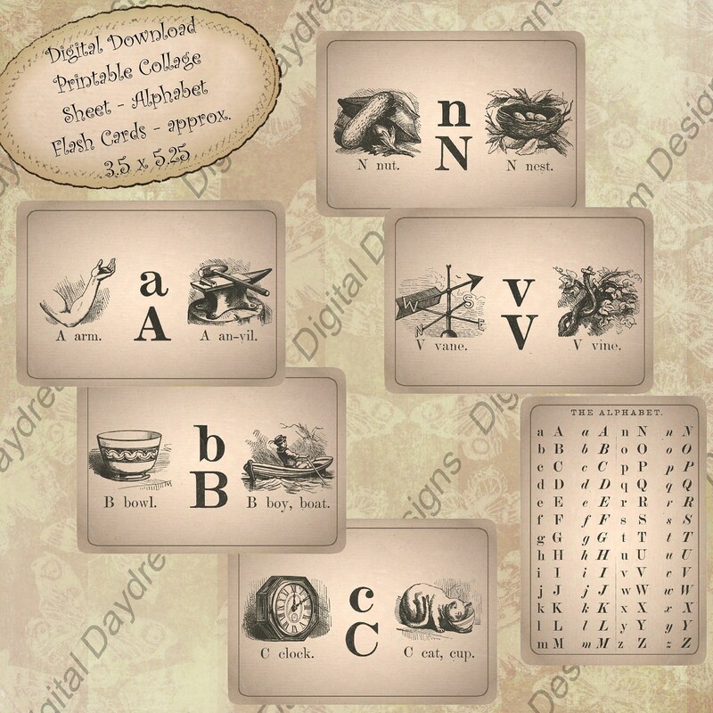 Victorian Alphabet - Etsy