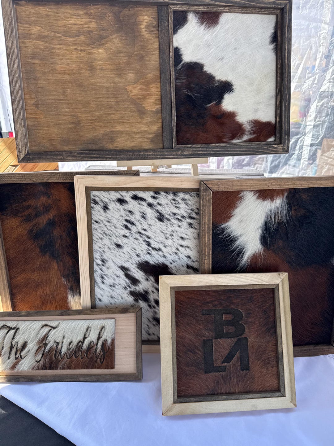 Custom Cowhide Wall Art – Engraved or Blank | Western Rustic Decor ...