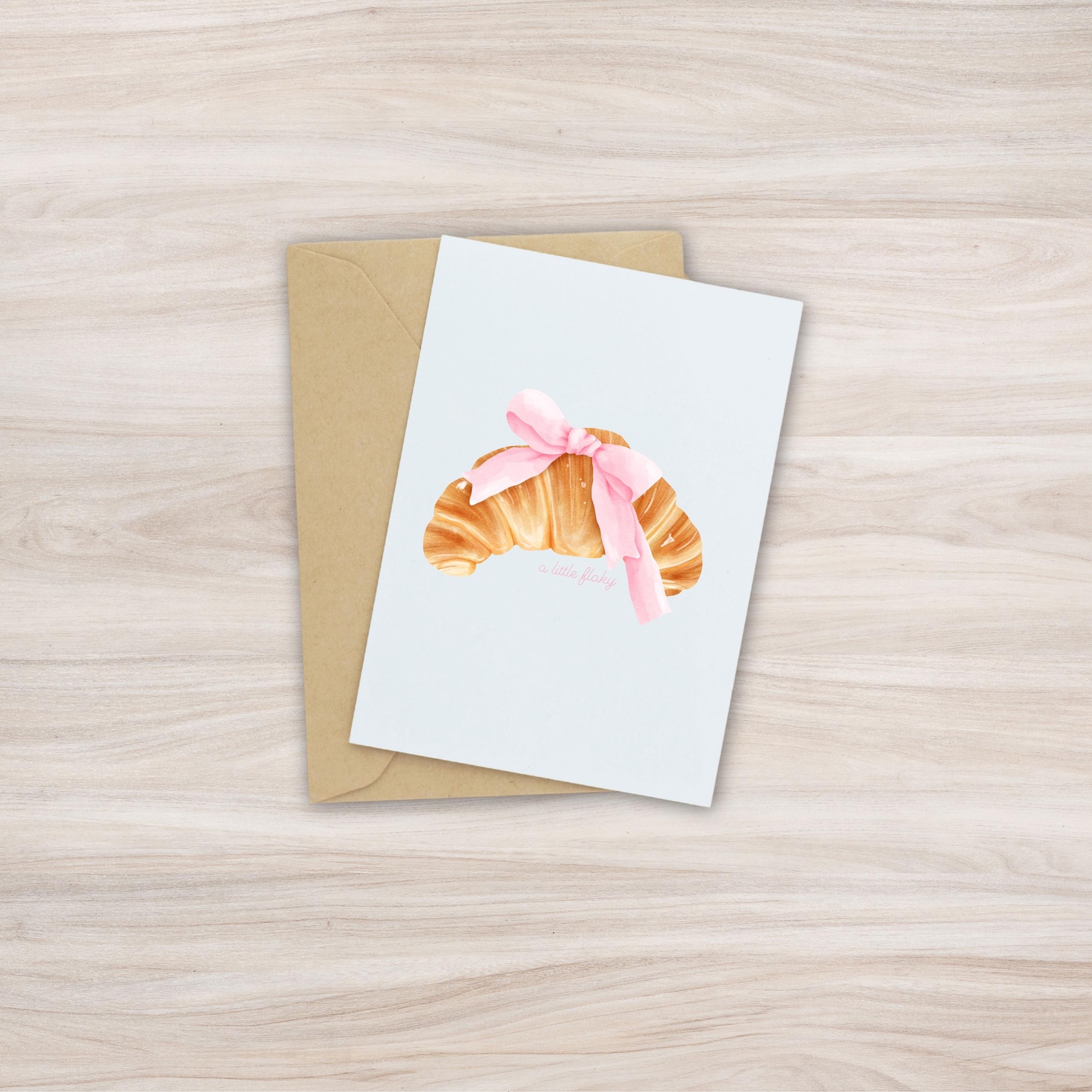 Croissant Pink Bow Png | Cute Girly Digital Clipart | French Food ...