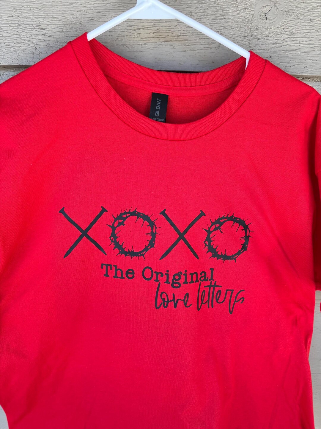 Red XOXO T-shirt: the Original Love Letters, Unisex Tee - Etsy