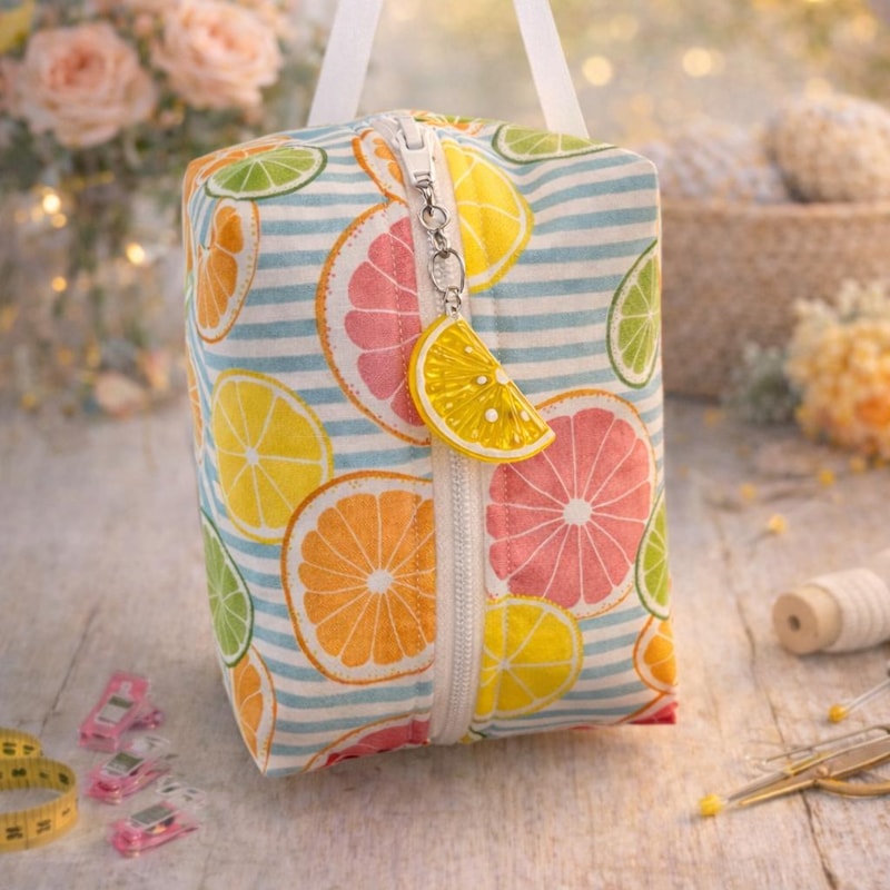 Quilted Fruit Make up Bag - Etsy