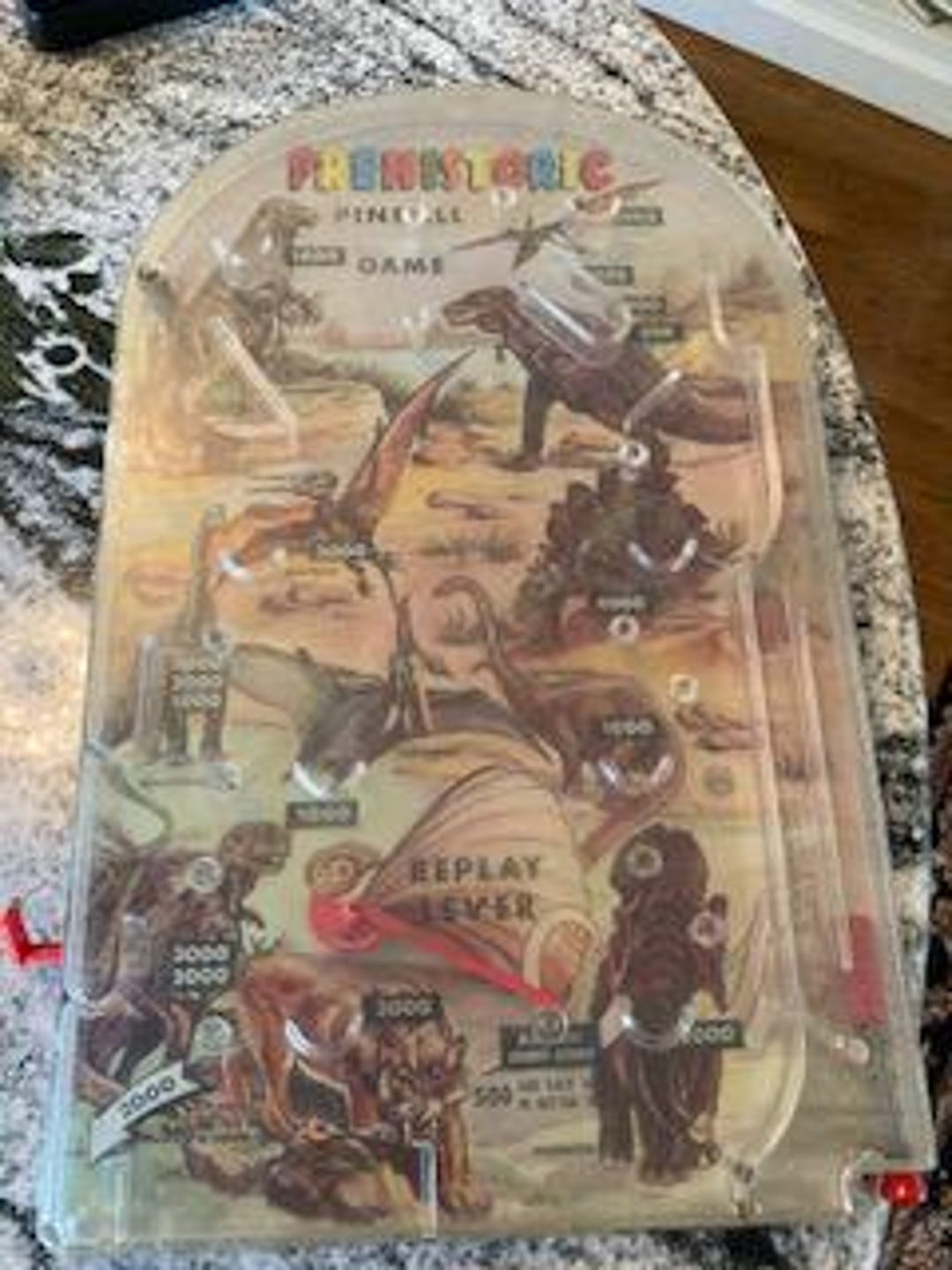 Pinball, Hand-held, Prehistoric, Vintage - Etsy