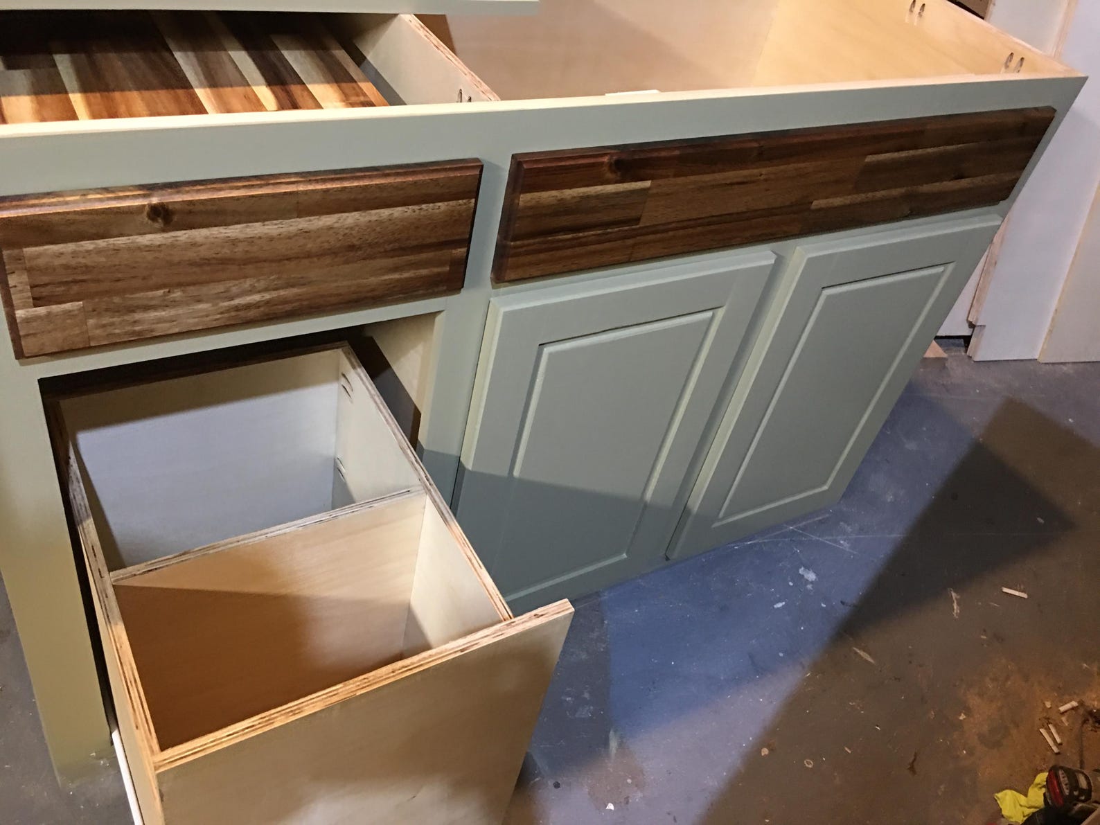 Pull Out Cutting Board Drawer to Replace Existing Cabinet Drawer in ...